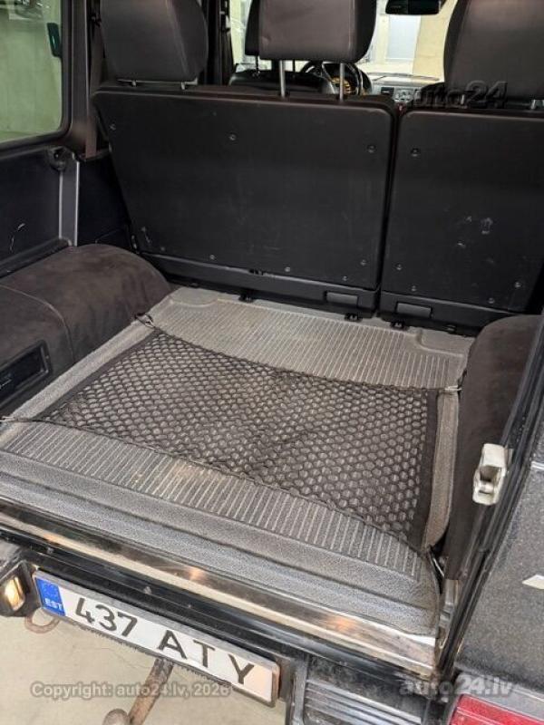 Melns Mercedes-Benz G-Class 2004 Tallina, ar dzinēja tilpumu 5.40 L un nobraukumu 34 tūkst. km par 23000 €, foto 11 vietnē AUTOMOTO.COM.LV