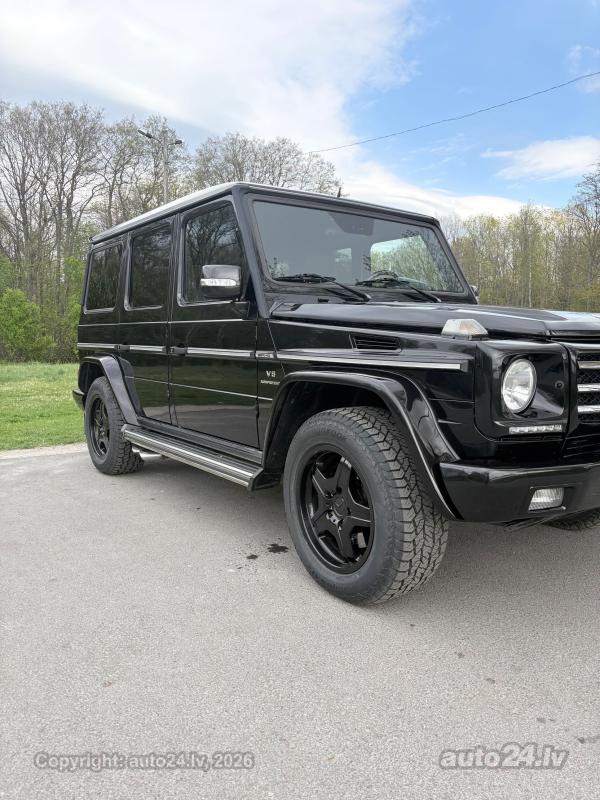Melns Mercedes-Benz G-Class 2004 Tallina, ar dzinēja tilpumu 5.40 L un nobraukumu 202 tūkst. km par 39900 €, foto 2 vietnē AUTOMOTO.COM.LV