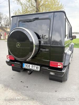 Black Mercedes-Benz G-Class 2004 in Tallinn, with an engine capacity of 5.40 L and mileage of 202 thousand km for 39900 €, photo 6 on AUTOMOTO.COM.LV