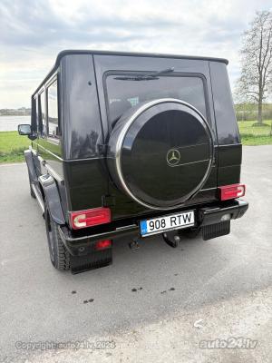 Black Mercedes-Benz G-Class 2004 in Tallinn, with an engine capacity of 5.40 L and mileage of 202 thousand km for 39900 €, photo 7 on AUTOMOTO.COM.LV