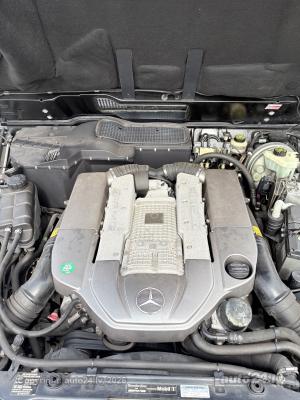 Black Mercedes-Benz G-Class 2004 in Tallinn, with an engine capacity of 5.40 L and mileage of 202 thousand km for 39900 €, photo 25 on AUTOMOTO.COM.LV