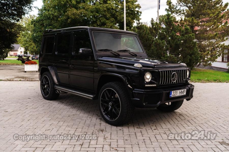 Melns Mercedes-Benz G-Class 2004 Tartu, ar dzinēja tilpumu 5.00 L un nobraukumu 214 tūkst. km par 28000 €, foto 4 vietnē AUTOMOTO.COM.LV