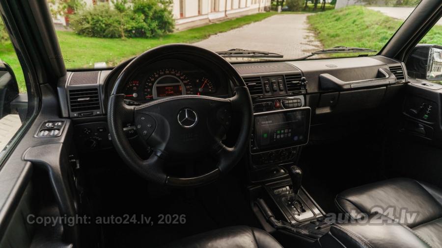 Melns Mercedes-Benz G-Class 2004 Tartu, ar dzinēja tilpumu 5.00 L un nobraukumu 214 tūkst. km par 28000 €, foto 9 vietnē AUTOMOTO.COM.LV