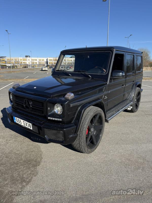 Black Mercedes-Benz G-Class 2005 in Tallinn, with an engine capacity of 5.00 L and mileage of 150 thousand km for 39500 €, photo 1 on AUTOMOTO.COM.LV