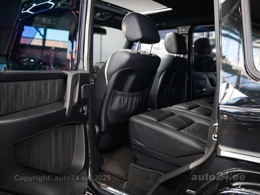 Melns Mercedes-Benz G-Class 2007 Tallina, ar dzinēja tilpumu 5.40 L un nobraukumu 119 tūkst. km par 49900 €, foto 7 vietnē AUTOMOTO.COM.LV