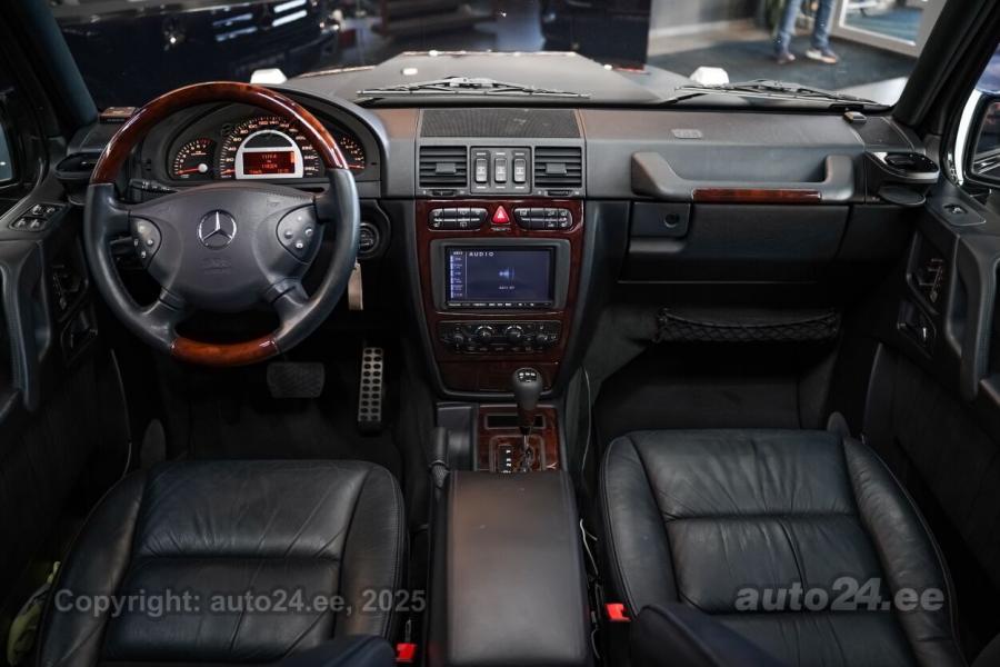 Melns Mercedes-Benz G-Class 2007 Tallina, ar dzinēja tilpumu 5.40 L un nobraukumu 119 tūkst. km par 49900 €, foto 9 vietnē AUTOMOTO.COM.LV