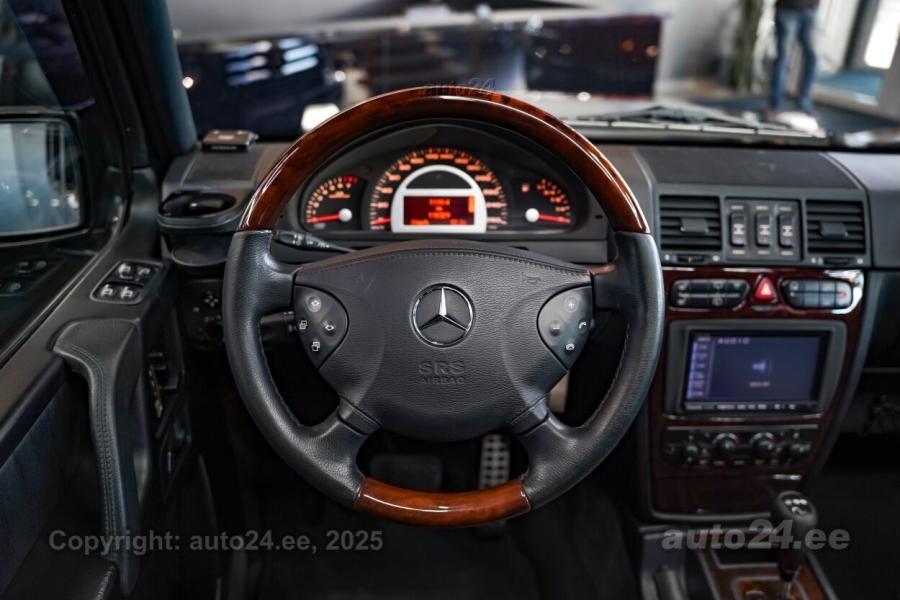 Melns Mercedes-Benz G-Class 2007 Tallina, ar dzinēja tilpumu 5.40 L un nobraukumu 119 tūkst. km par 49900 €, foto 10 vietnē AUTOMOTO.COM.LV