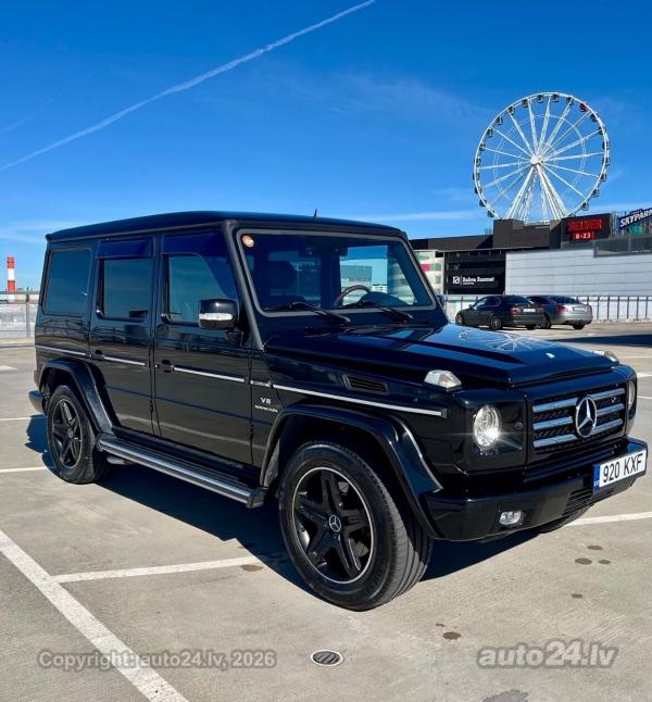 Melns Mercedes-Benz G-Class 2007 Tallina, ar dzinēja tilpumu 5.43 L un nobraukumu 121 tūkst. km par 45000 €, foto 1 vietnē AUTOMOTO.COM.LV