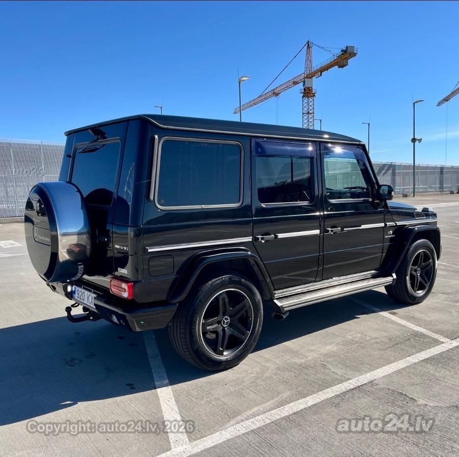 Black Mercedes-Benz G-Class 2007 in Tallinn, with an engine capacity of 5.43 L and mileage of 121 thousand km for 45000 €, photo 4 on AUTOMOTO.COM.LV