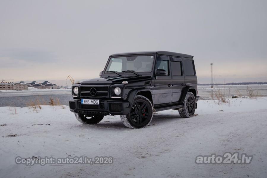 Melns Mercedes-Benz G-Class 2013 Saue, ar dzinēja tilpumu 5.50 L un nobraukumu 76 tūkst. km par 72999 €, foto 1 vietnē AUTOMOTO.COM.LV