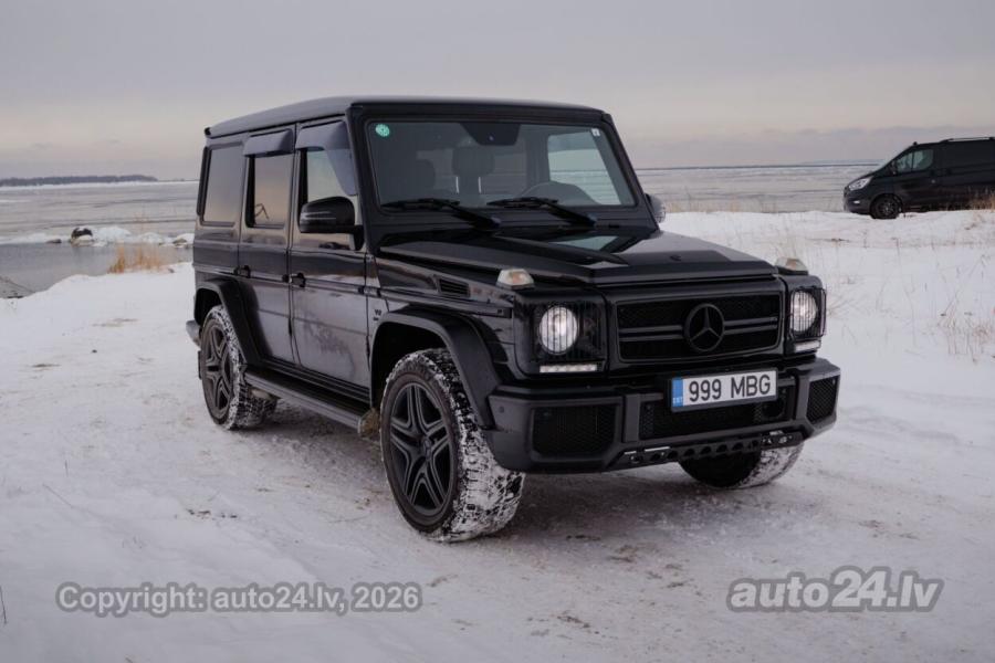 Melns Mercedes-Benz G-Class 2013 Saue, ar dzinēja tilpumu 5.50 L un nobraukumu 76 tūkst. km par 72999 €, foto 2 vietnē AUTOMOTO.COM.LV