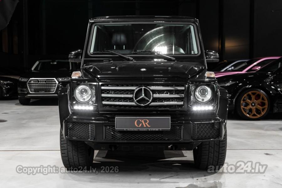 Black Mercedes-Benz G-Class 2015 in Riga, with an engine capacity of 3.00 L and mileage of 138 thousand km for 62500 €, photo 3 on AUTOMOTO.COM.LV