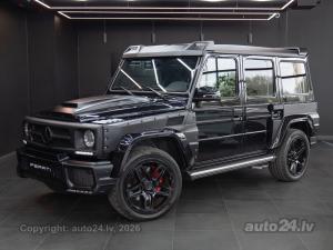 Melns Mercedes-Benz G-Class 2015 Tallina, ar dzinēja tilpumu 5.50 L un nobraukumu 25 tūkst. km par 95900 €, foto  vietnē AUTOMOTO.COM.LV