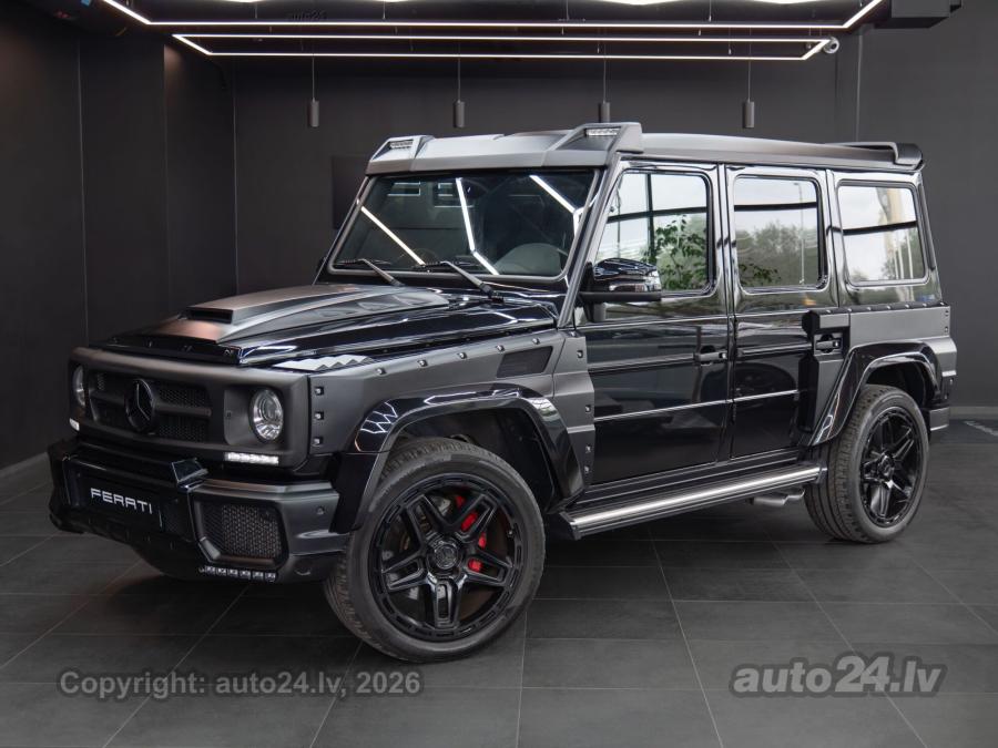 Melns Mercedes-Benz G-Class 2015 Tallina, ar dzinēja tilpumu 5.50 L un nobraukumu 25 tūkst. km par 95900 €, foto 1 vietnē AUTOMOTO.COM.LV