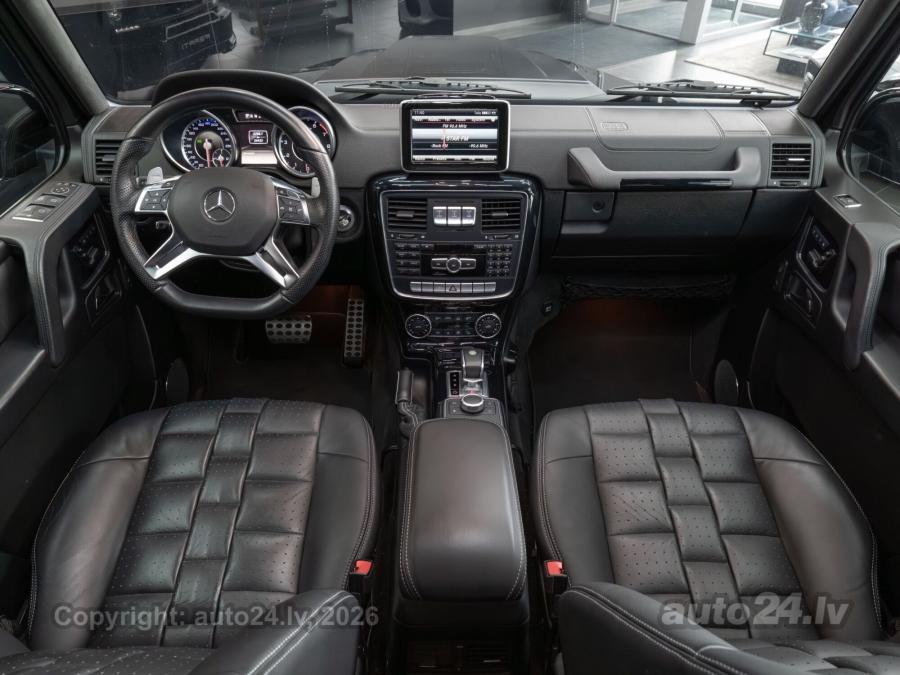 Melns Mercedes-Benz G-Class 2015 Tallina, ar dzinēja tilpumu 5.50 L un nobraukumu 25 tūkst. km par 95900 €, foto 6 vietnē AUTOMOTO.COM.LV