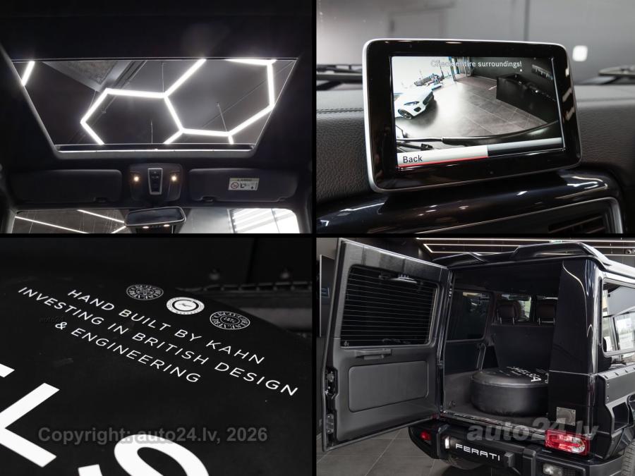 Melns Mercedes-Benz G-Class 2015 Tallina, ar dzinēja tilpumu 5.50 L un nobraukumu 25 tūkst. km par 95900 €, foto 12 vietnē AUTOMOTO.COM.LV