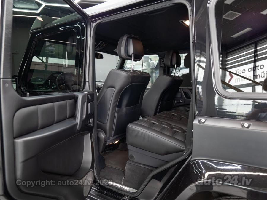 Melns Mercedes-Benz G-Class 2015 Tallina, ar dzinēja tilpumu 5.50 L un nobraukumu 25 tūkst. km par 95900 €, foto 14 vietnē AUTOMOTO.COM.LV