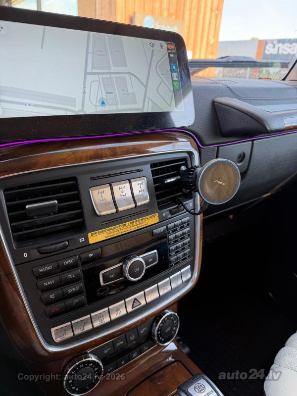 Melns Mercedes-Benz G-Class 2015 Tallina, ar dzinēja tilpumu 3.00 L un nobraukumu 176 tūkst. km par 69000 €, foto 9 vietnē AUTOMOTO.COM.LV