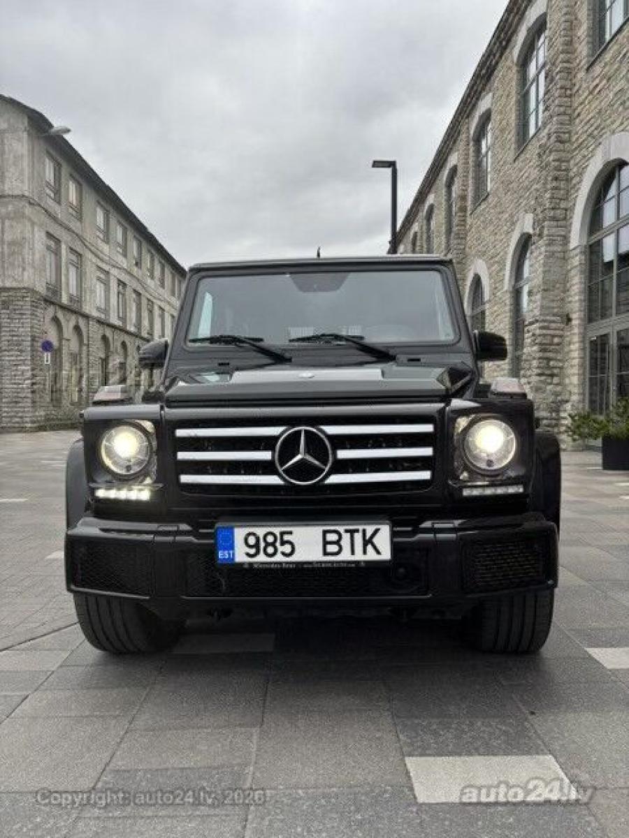 Black Mercedes-Benz G-Class 2016 in Tallinn, with an engine capacity of 3.00 L and mileage of 170 thousand km for 65000 €, photo 6 on AUTOMOTO.COM.LV