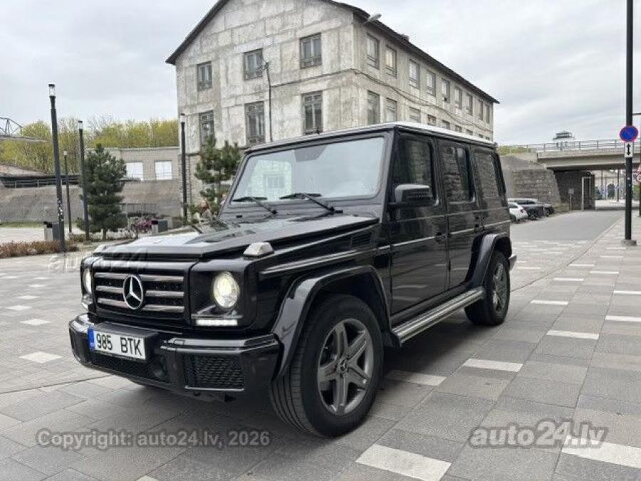 Black Mercedes-Benz G-Class 2016 in Tallinn, with an engine capacity of 3.00 L and mileage of 170 thousand km for 65000 €, photo 7 on AUTOMOTO.COM.LV