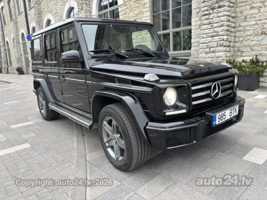 Black Mercedes-Benz G-Class 2016 in Tallinn, with an engine capacity of 3.00 L and mileage of 170 thousand km for 65000 €, photo 8 on AUTOMOTO.COM.LV