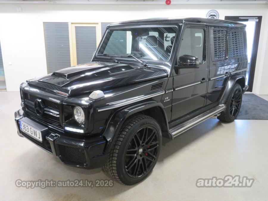 Melns Mercedes-Benz G-Class 2018 Tallina, ar dzinēja tilpumu 5.50 L un nobraukumu 116 tūkst. km par 61000 €, foto 1 vietnē AUTOMOTO.COM.LV