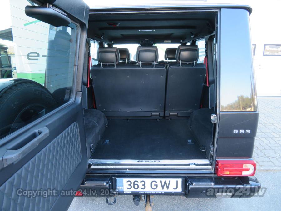 Melns Mercedes-Benz G-Class 2018 Tallina, ar dzinēja tilpumu 5.50 L un nobraukumu 116 tūkst. km par 61000 €, foto 7 vietnē AUTOMOTO.COM.LV