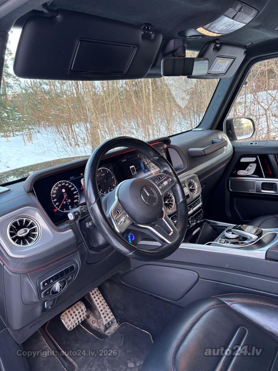 Black Mercedes-Benz G-Class 2019 in Johvi, with an engine capacity of 2.93 L and mileage of 117 thousand km for 105000 €, photo 16 on AUTOMOTO.COM.LV