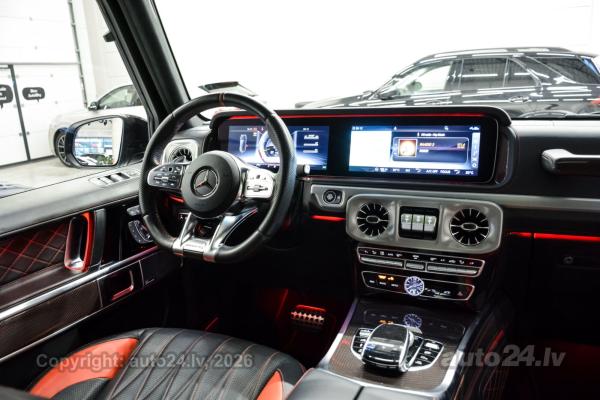 Black Mercedes-Benz G-Class 2019 in Tallinn, with an engine capacity of 4.00 L and mileage of 53 thousand km for 147000 €, photo 8 on AUTOMOTO.COM.LV