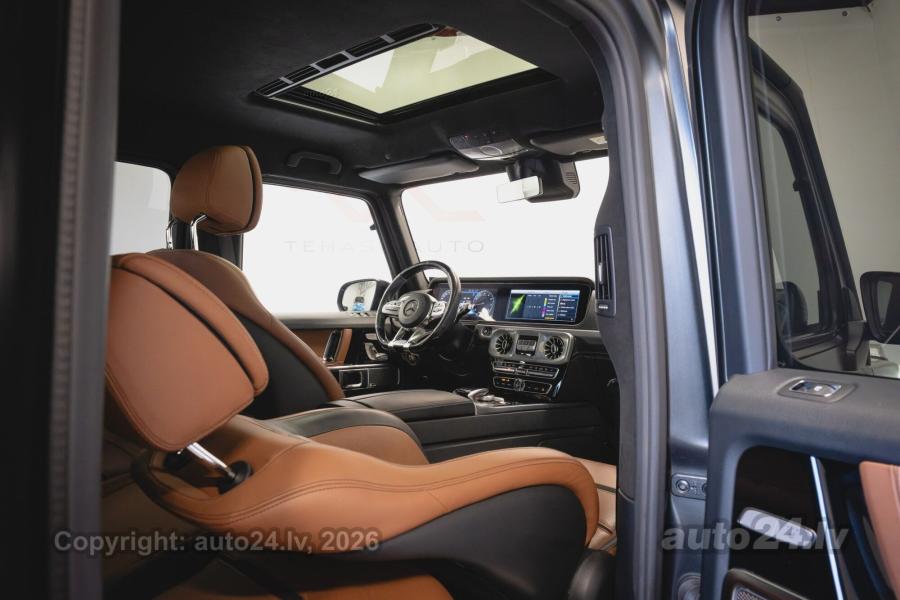 Black Mercedes-Benz G-Class 2019 in Tartu, with an engine capacity of 4.00 L and mileage of 56 thousand km for 149000 €, photo 18 on AUTOMOTO.COM.LV