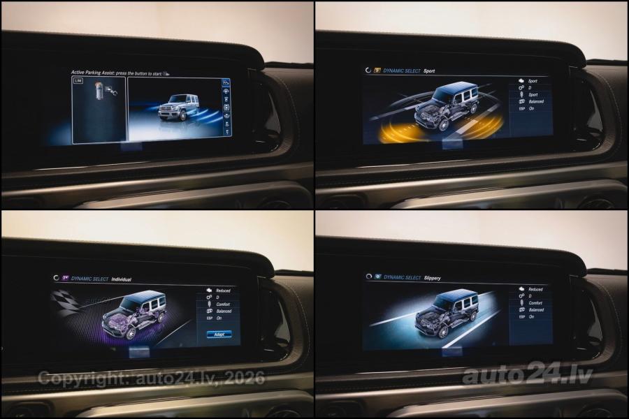 Black Mercedes-Benz G-Class 2019 in Tartu, with an engine capacity of 4.00 L and mileage of 56 thousand km for 149000 €, photo 31 on AUTOMOTO.COM.LV