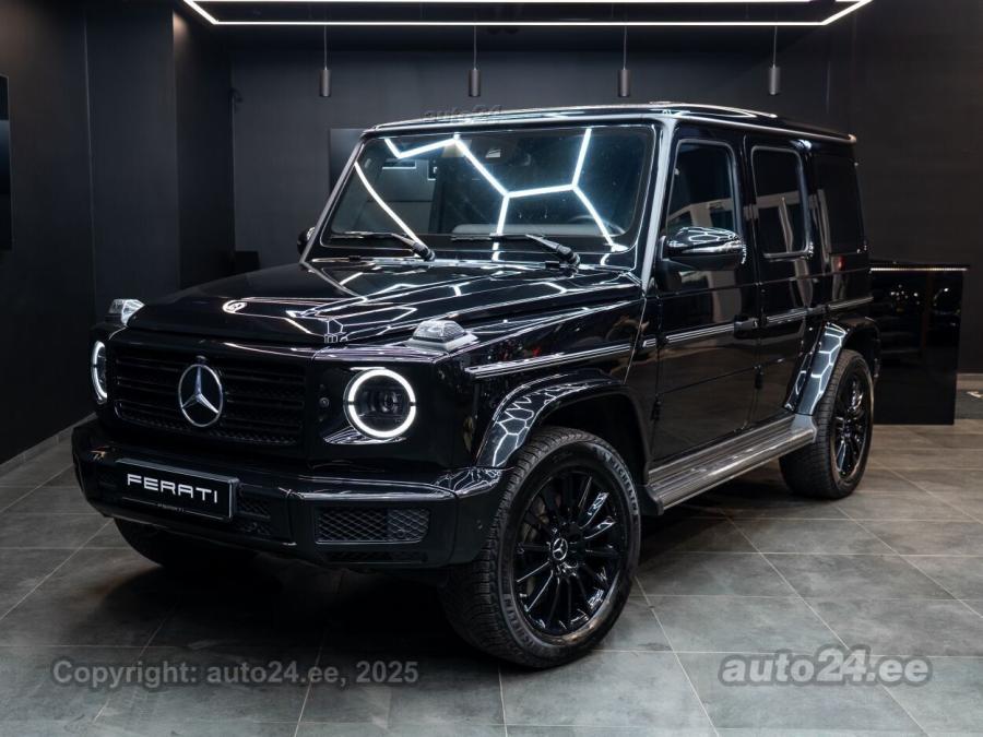 Black Mercedes-Benz G-Class 2023 in Tallinn, with an engine capacity of 2.90 L and mileage of 60 thousand km for 139900 €, photo 1 on AUTOMOTO.COM.LV