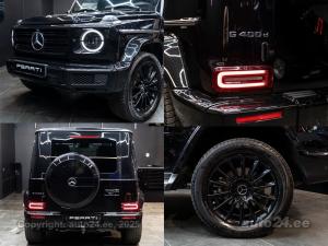 Black Mercedes-Benz G-Class 2023 in Tallinn, with an engine capacity of 2.90 L and mileage of 60 thousand km for 139900 €, photo 3 on AUTOMOTO.COM.LV