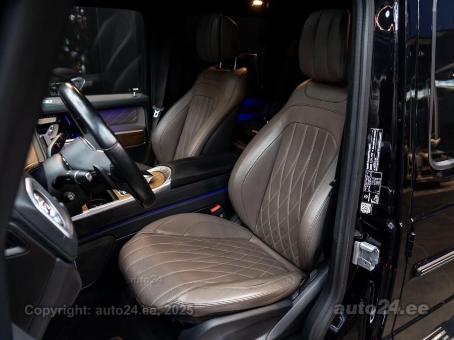 Black Mercedes-Benz G-Class 2023 in Tallinn, with an engine capacity of 2.90 L and mileage of 60 thousand km for 139900 €, photo 5 on AUTOMOTO.COM.LV