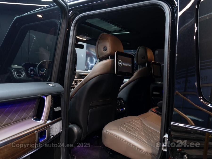 Black Mercedes-Benz G-Class 2023 in Tallinn, with an engine capacity of 2.90 L and mileage of 60 thousand km for 139900 €, photo 14 on AUTOMOTO.COM.LV