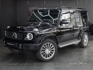 Melns Mercedes-Benz G-Class 2023 Tallina, ar dzinēja tilpumu 3.00 L un nobraukumu 52 tūkst. km par 119900 €, foto  vietnē AUTOMOTO.COM.LV