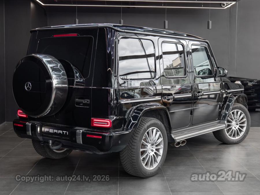 Melns Mercedes-Benz G-Class 2023 Tallina, ar dzinēja tilpumu 3.00 L un nobraukumu 52 tūkst. km par 119900 €, foto 3 vietnē AUTOMOTO.COM.LV