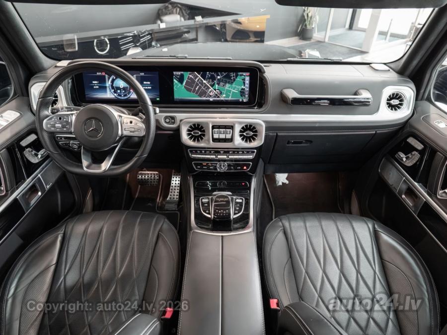 Melns Mercedes-Benz G-Class 2023 Tallina, ar dzinēja tilpumu 3.00 L un nobraukumu 52 tūkst. km par 119900 €, foto 10 vietnē AUTOMOTO.COM.LV