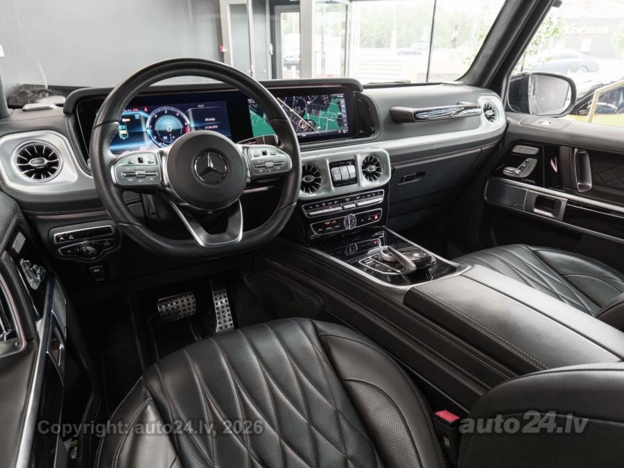 Melns Mercedes-Benz G-Class 2023 Tallina, ar dzinēja tilpumu 3.00 L un nobraukumu 52 tūkst. km par 119900 €, foto 12 vietnē AUTOMOTO.COM.LV