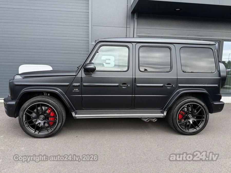 Black Mercedes-Benz G-Class 2023 in Tallinn, with an engine capacity of 4.00 L and mileage of 46 thousand km for 179995 €, photo 4 on AUTOMOTO.COM.LV