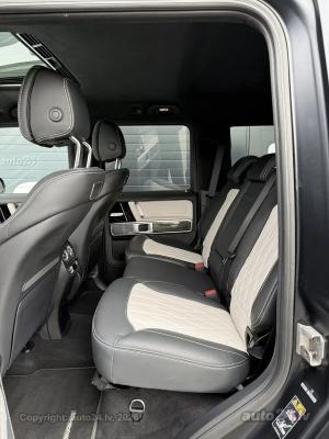 Black Mercedes-Benz G-Class 2023 in Tallinn, with an engine capacity of 4.00 L and mileage of 46 thousand km for 179995 €, photo 14 on AUTOMOTO.COM.LV