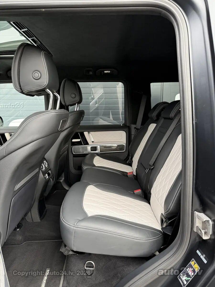 Black Mercedes-Benz G-Class 2023 in Tallinn, with an engine capacity of 4.00 L and mileage of 46 thousand km for 179995 €, photo 14 on AUTOMOTO.COM.LV