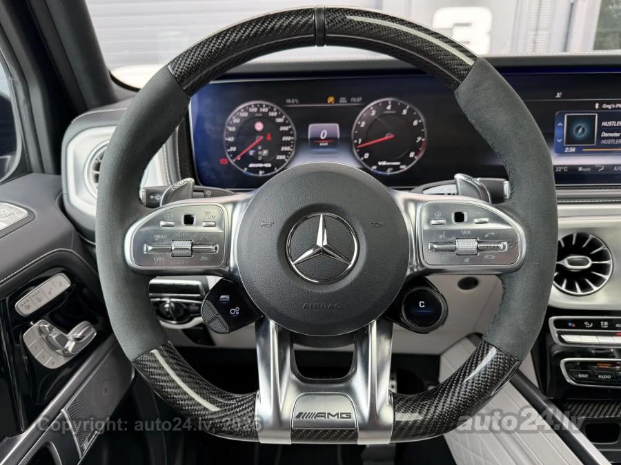 Black Mercedes-Benz G-Class 2023 in Tallinn, with an engine capacity of 4.00 L and mileage of 46 thousand km for 179995 €, photo 16 on AUTOMOTO.COM.LV
