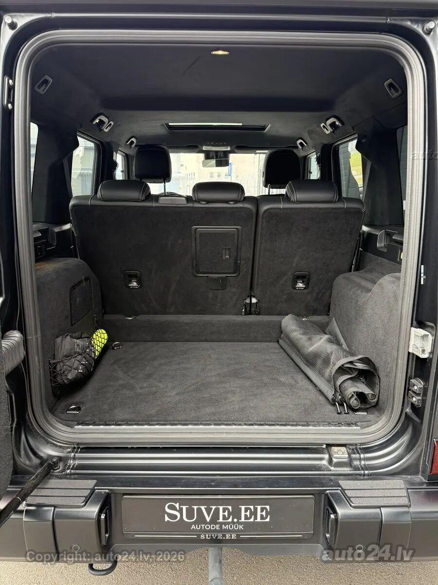 Black Mercedes-Benz G-Class 2023 in Tallinn, with an engine capacity of 4.00 L and mileage of 46 thousand km for 179995 €, photo 23 on AUTOMOTO.COM.LV