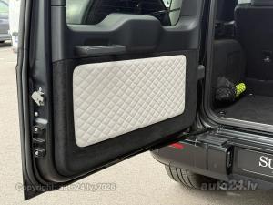Black Mercedes-Benz G-Class 2023 in Tallinn, with an engine capacity of 4.00 L and mileage of 46 thousand km for 179995 €, photo 24 on AUTOMOTO.COM.LV
