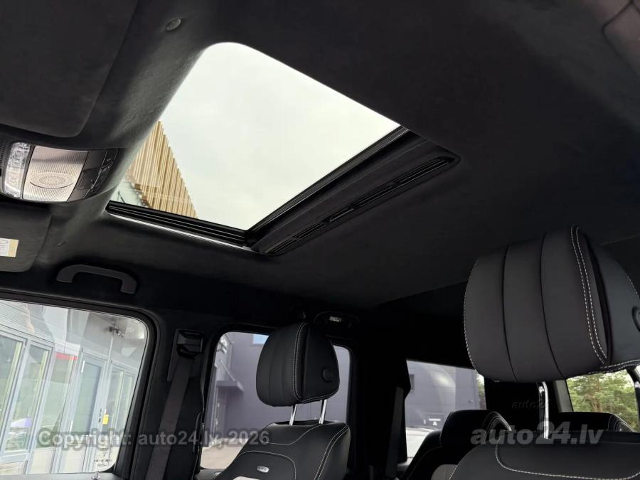 Black Mercedes-Benz G-Class 2023 in Tallinn, with an engine capacity of 4.00 L and mileage of 46 thousand km for 179995 €, photo 25 on AUTOMOTO.COM.LV
