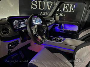 Black Mercedes-Benz G-Class 2023 in Tallinn, with an engine capacity of 4.00 L and mileage of 46 thousand km for 179995 €, photo 31 on AUTOMOTO.COM.LV