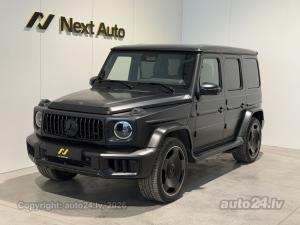 Melns Mercedes-Benz G-Class 2024 Tartu, ar dzinēja tilpumu 4.00 L un nobraukumu 17 tūkst. km par 224900 €, foto  vietnē AUTOMOTO.COM.LV