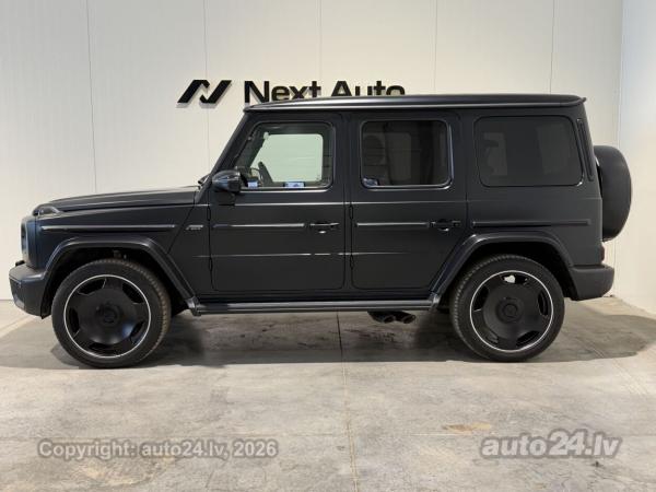 Black Mercedes-Benz G-Class 2024 in Tartu, with an engine capacity of 4.00 L and mileage of 17 thousand km for 224900 €, photo 3 on AUTOMOTO.COM.LV