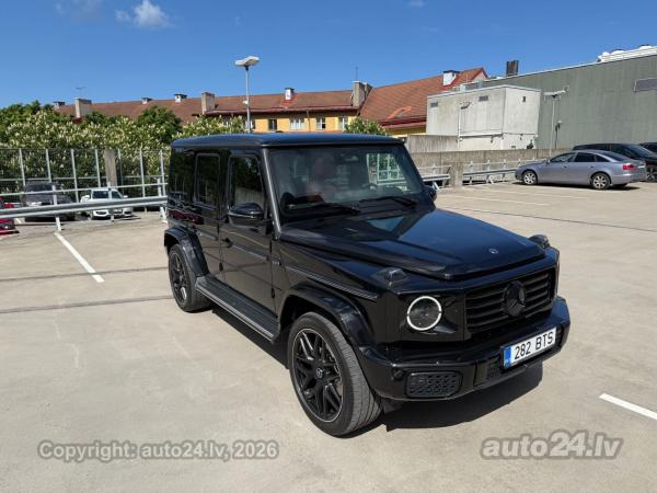 Melns Mercedes-Benz G-Class 2024 Tallina, ar dzinēja tilpumu 3.00 L un nobraukumu 15 tūkst. km par 167400 €, foto 1 vietnē AUTOMOTO.COM.LV